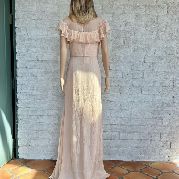 MALINA | Dresses | Malina Marzia Gown In 0 Silk Swedish Design Side ...